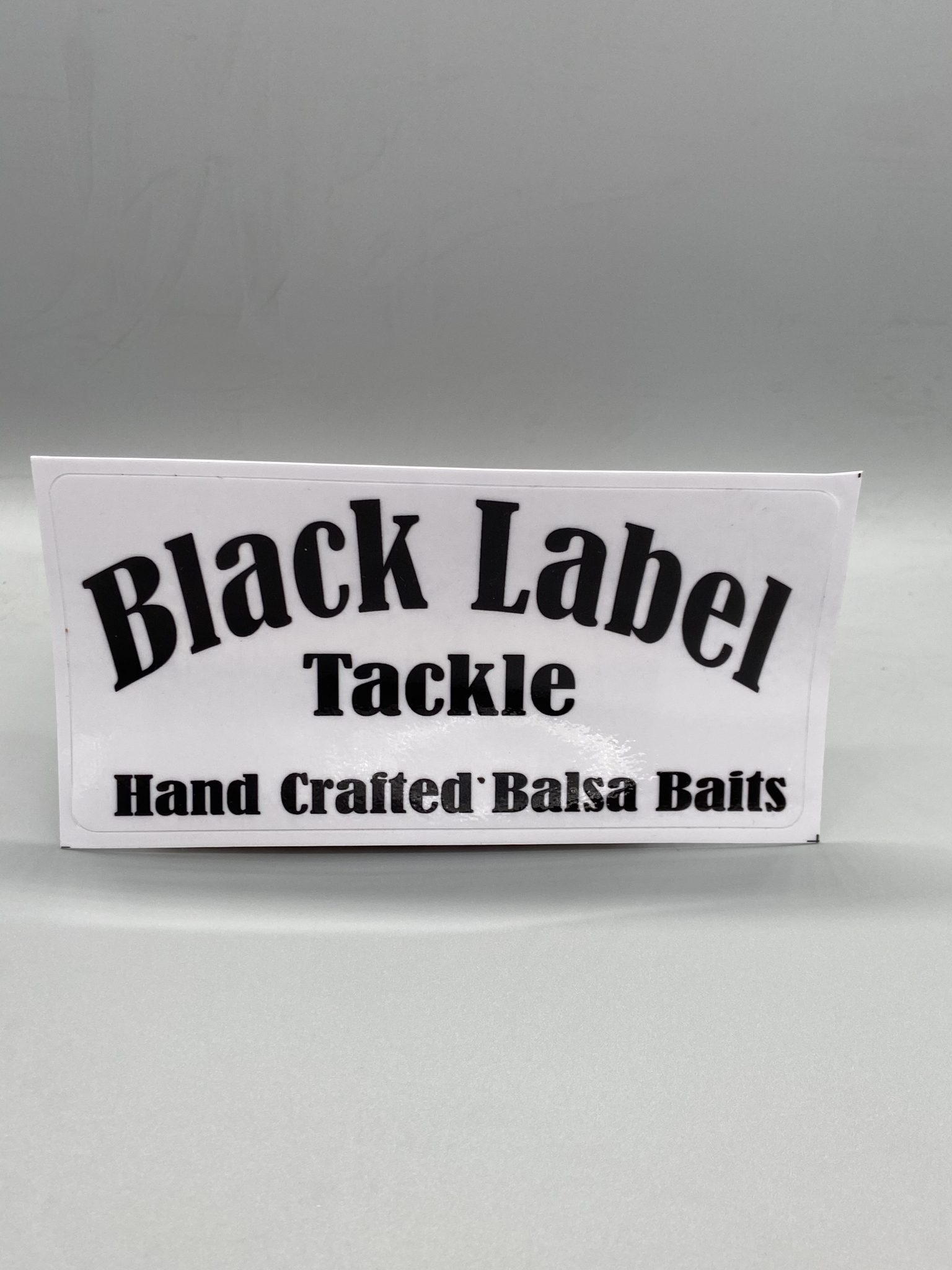 Black Label Sticker - Black Label Tackle